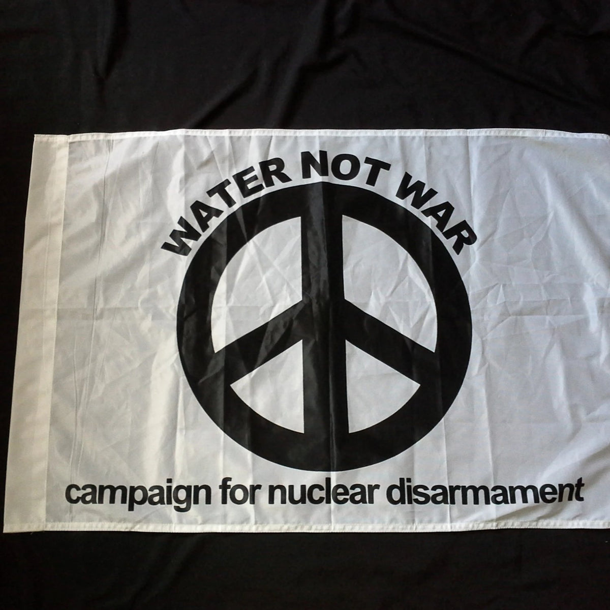 Water not War CND flag – SCND