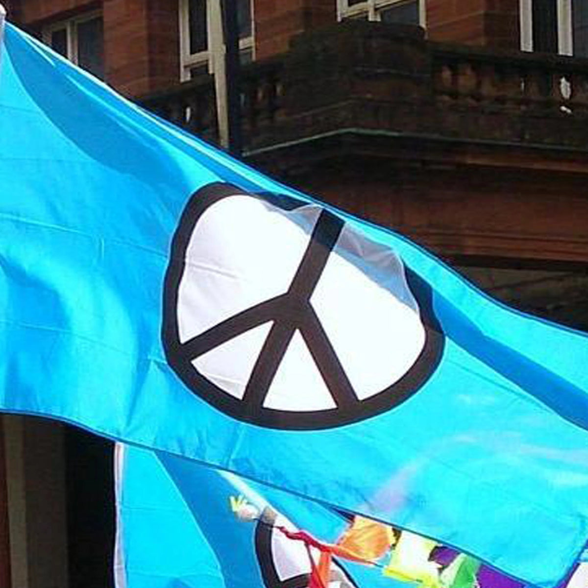 Blue CND flag – SCND
